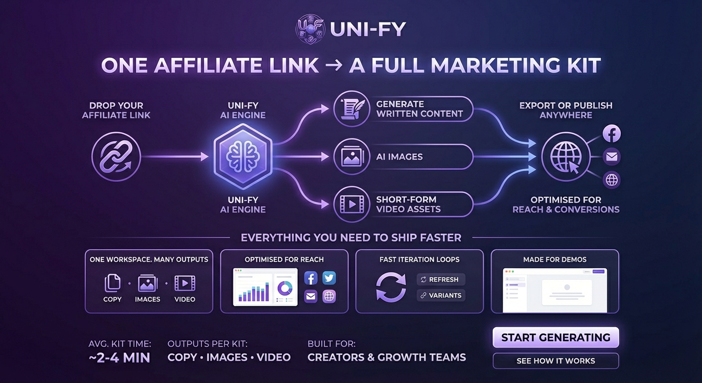 Uni-Fy Affiliate Kit Ai